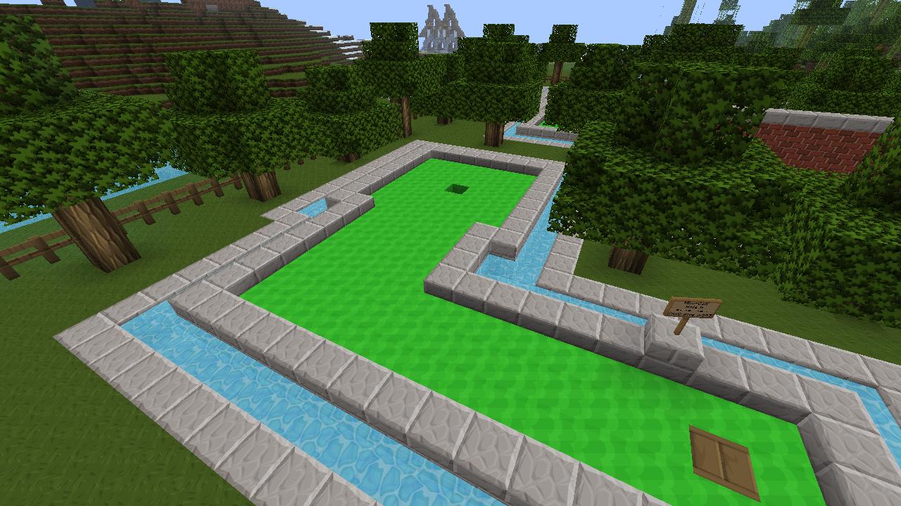 Creeper Creek Mini-Golf Course Minecraft Map