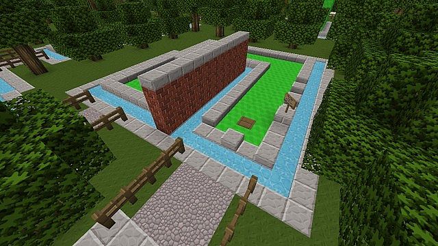 Creeper Creek Mini-Golf Course Minecraft Map