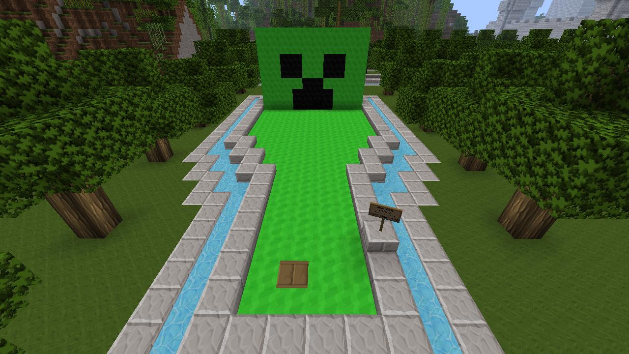 Creeper Creek Mini-Golf Course Minecraft Map