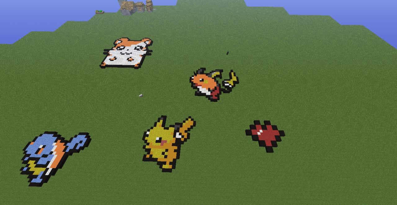 My Pixel Art Minecraft Map