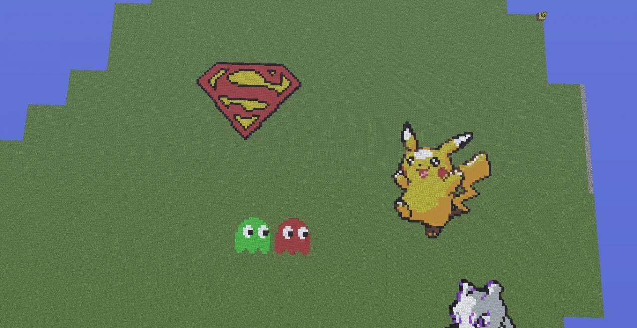 My Pixel Art Minecraft Map