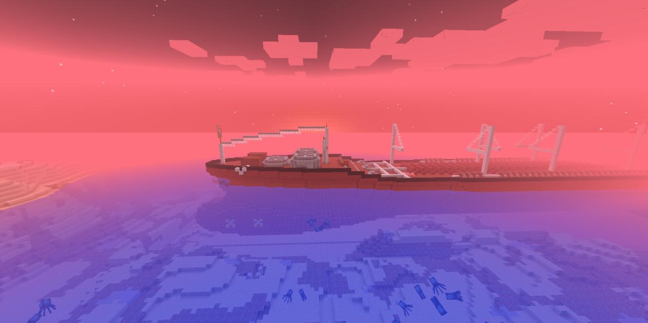 The Iron Giant (Oil Tanker) Minecraft Map