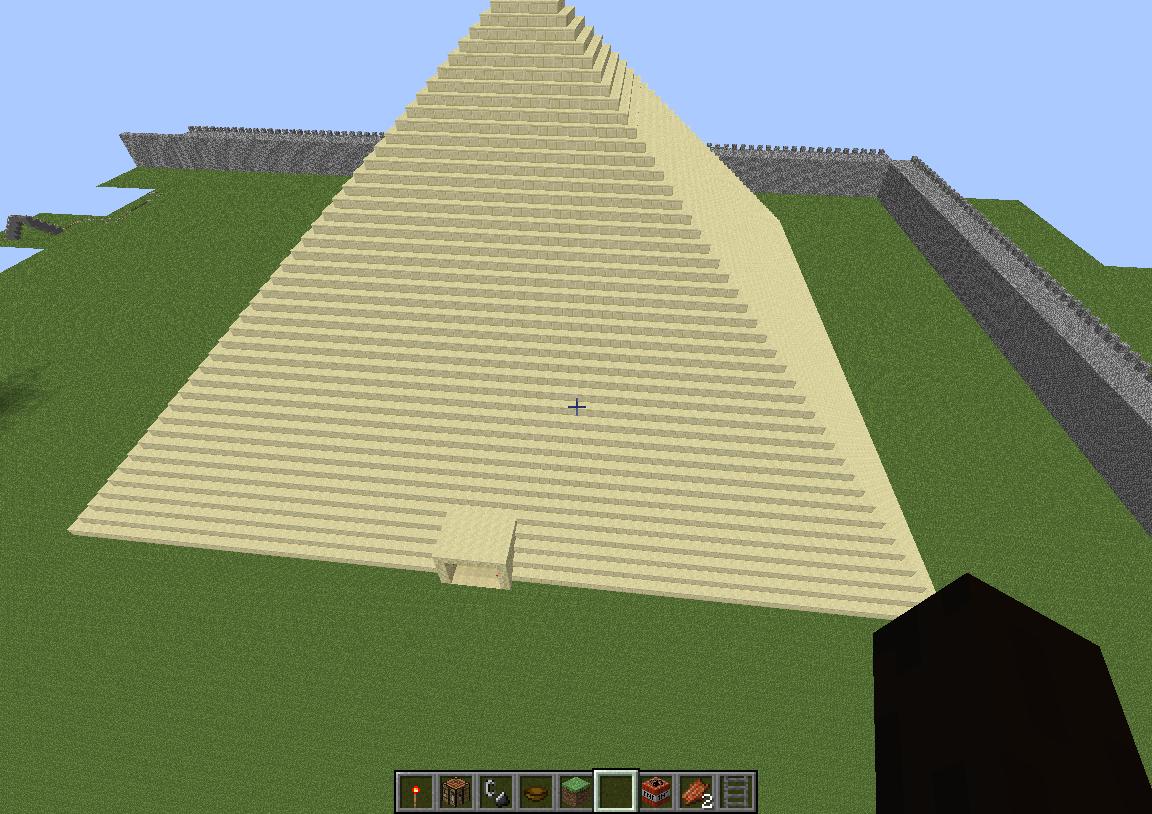 Pyramid! 25,000 sandstone blocks! Minecraft Map