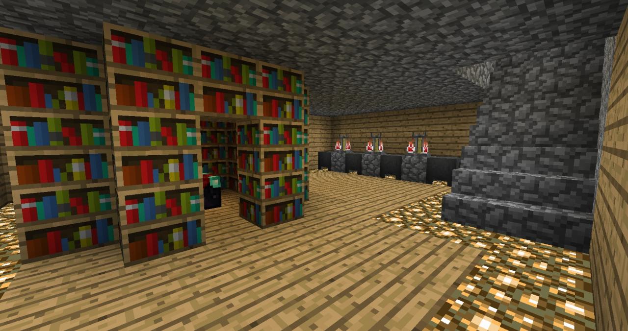 2Layer House with Basement starting house Minecraft Map