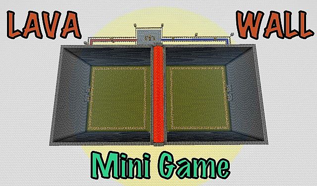 Lava Wall Mini Game - Rooster Teeth Remake Minecraft Map