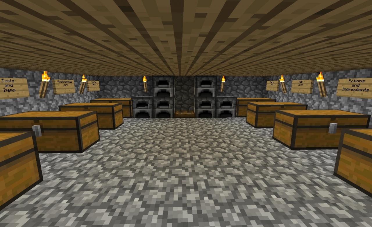 4 Story Survival House Minecraft Map