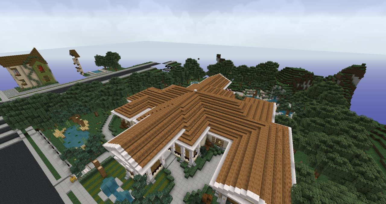 Mediterranean Mansion Minecraft Map