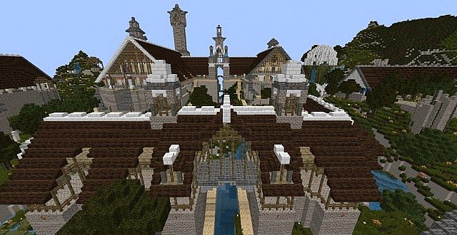 Rivendell Lord of the Rings~ The Valar Project Minecraft Map