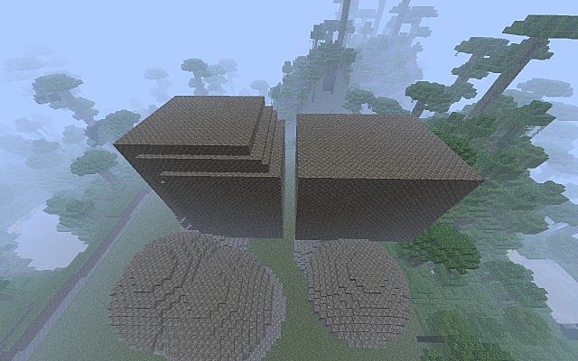 weird castle Minecraft Map