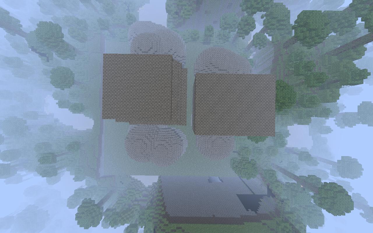 weird castle Minecraft Map