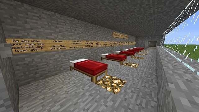 Minecraft Minigame - Lava Walls Minecraft Map