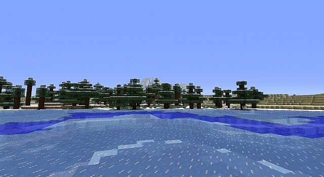 Wilderness survival land Minecraft Map