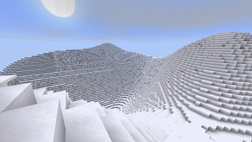 [Custom Terrain] Icey Nightmare - Huge snow hills and trenches ...