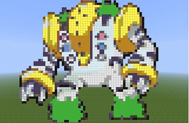 My Regigigas Pixel Art Minecraft Map