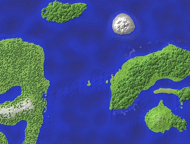 A Minecraft Planet [Custom terrain, Ores, Islands etc] Minecraft Map
