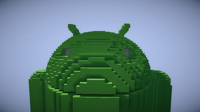 ANDROID 3D MODEL IN TO MINECRAFT WITH DOWNLOAD LINK Minecraft Project