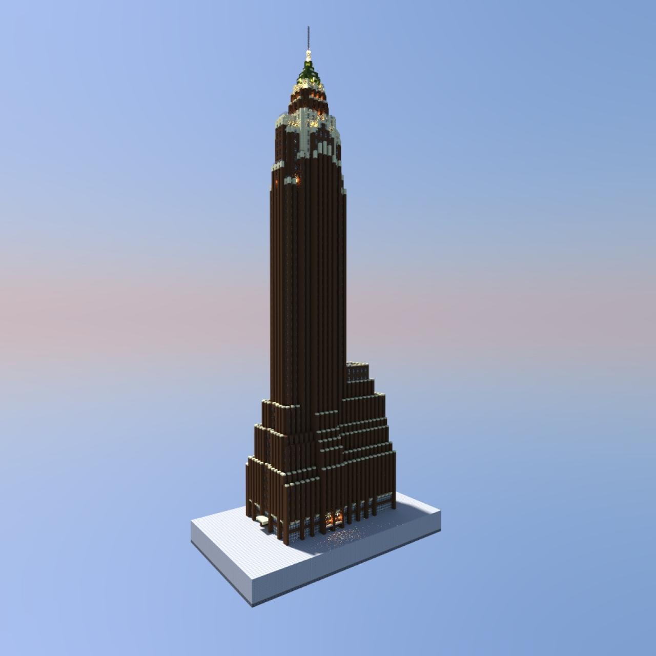 The American International Building - 70 Pine Street Minecraft Project