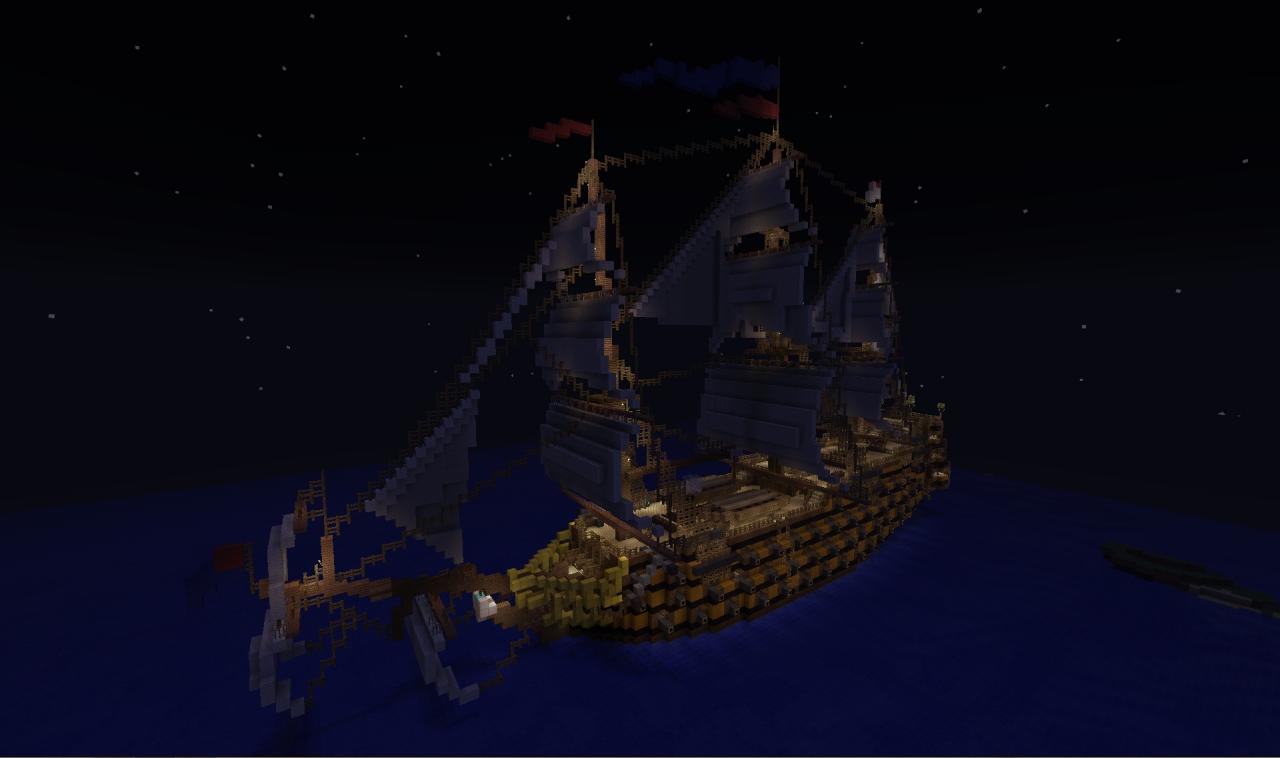 first rate ship of the line Minecraft Map