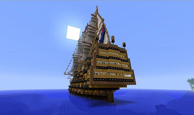 first rate ship of the line Minecraft Map