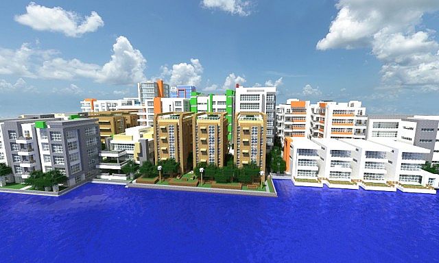Courier City- Modern City Minecraft Map