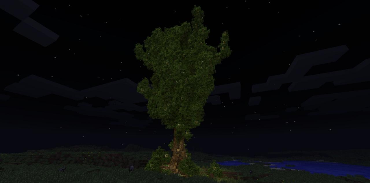 Giant Glowstone Tree (Nyvarld Spotlight) Minecraft Map