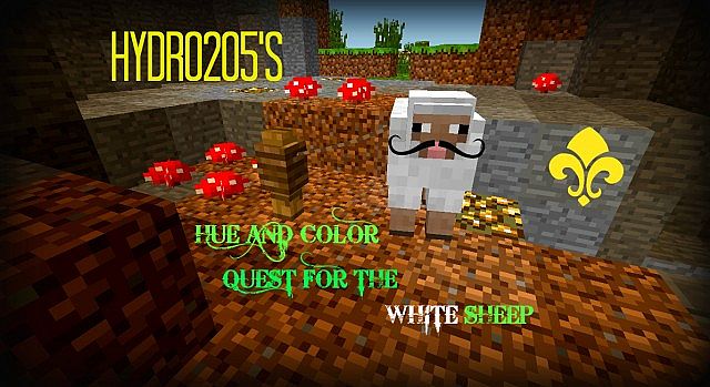 HYDRO205'S HUE AND COLOR: the quest for the white sheep Minecraft Map