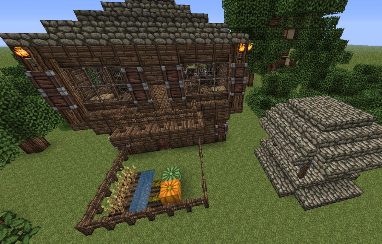 small - Medium Sized Medieval Building. Minecraft Map