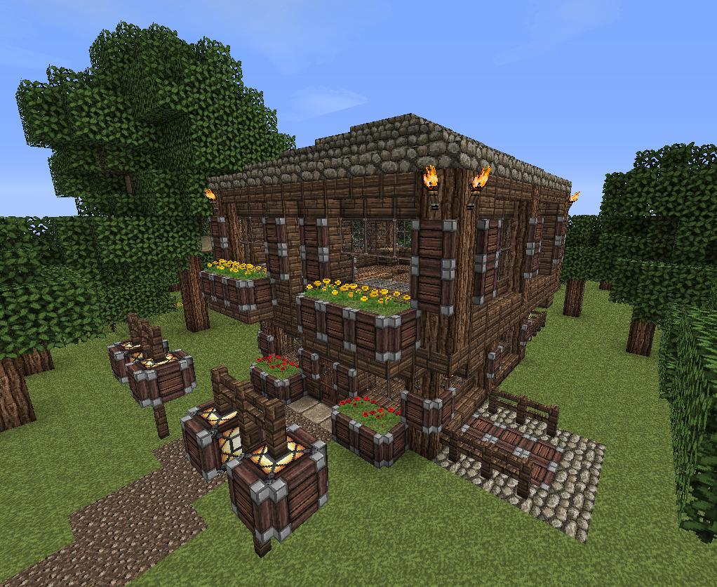 small - Medium Sized Medieval Building. Minecraft Map