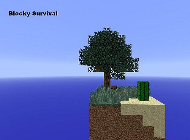 Blocky Survival Minecraft Map