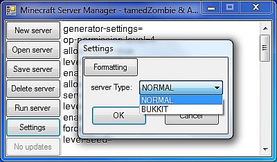 Minecraft Server Manager 1.4 - Bug fixes Minecraft Mod