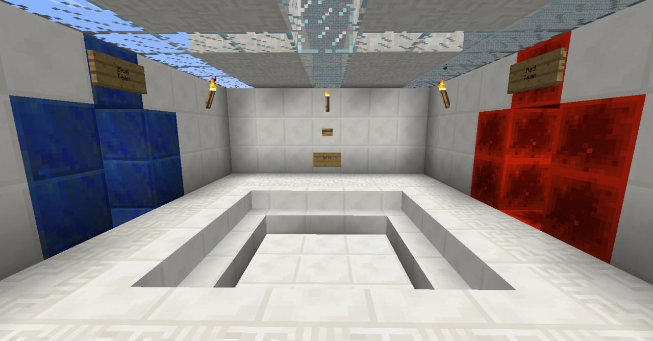 Red vs Blue War Minecraft Map