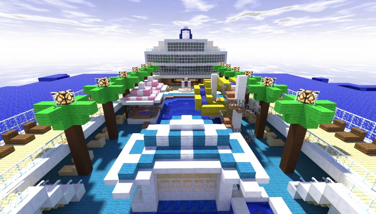 Norwegian Pearl 1:1 Scale Real Cruise Ship [+Download] Minecraft Map