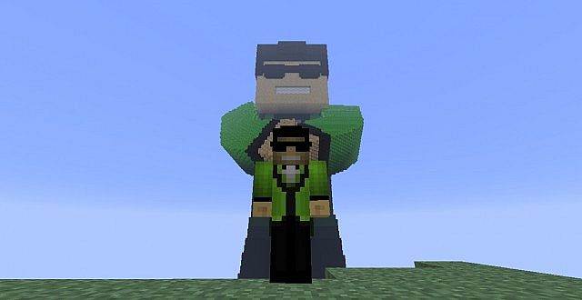 PSY Statue Minecraft Map