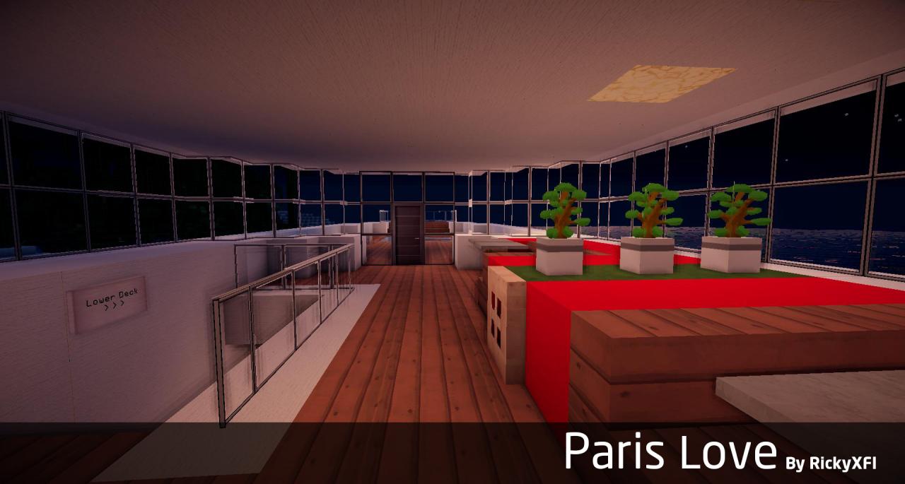 Paris Love - Yacht [World Save] Minecraft Map