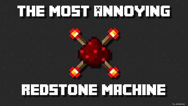 The Most Annoying Redstone Machine Minecraft Map