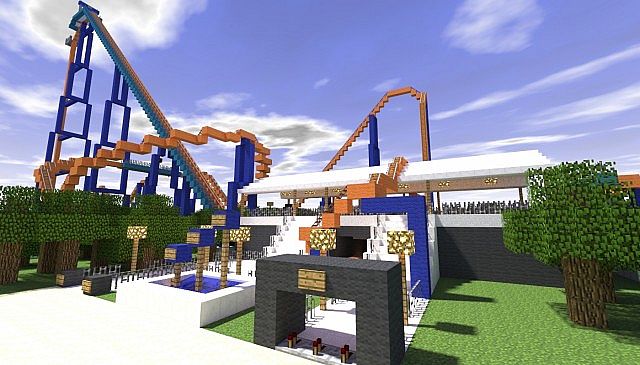 Roller Coaster! :D Minecraft Map