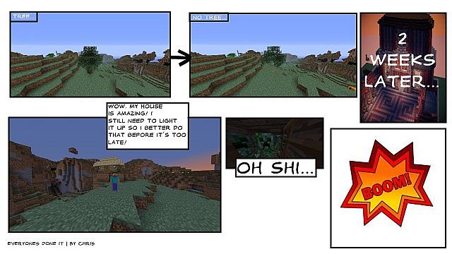 Living like a Steve - Minecraft Comic. S1E2
