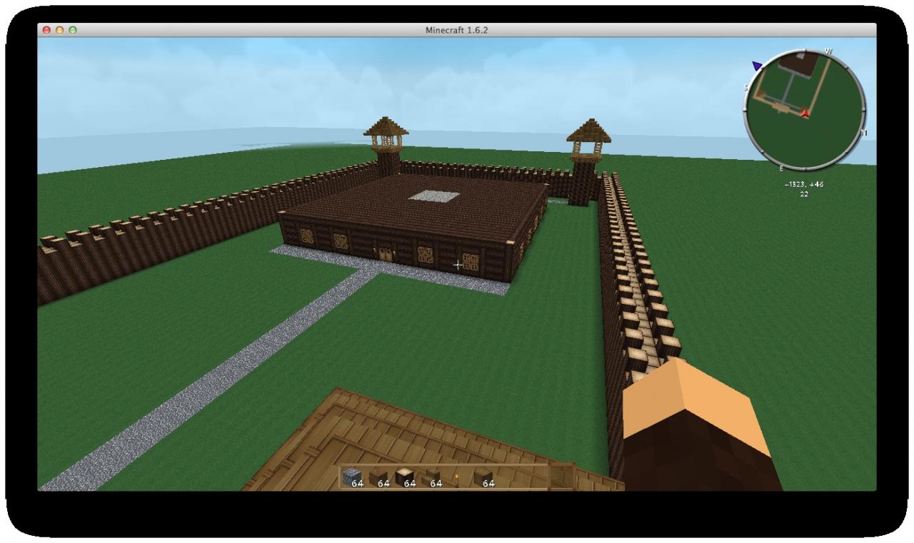 Fort With Palisade Minecraft Map