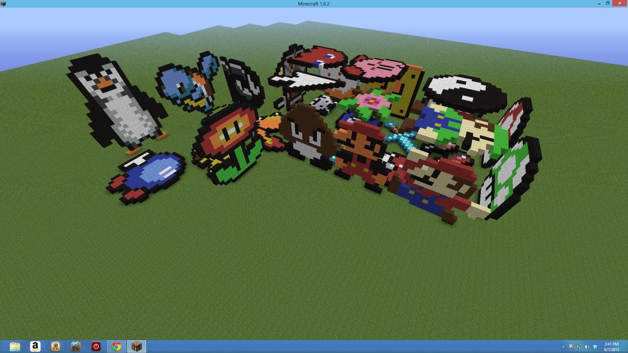 Pixel art! Minecraft Map