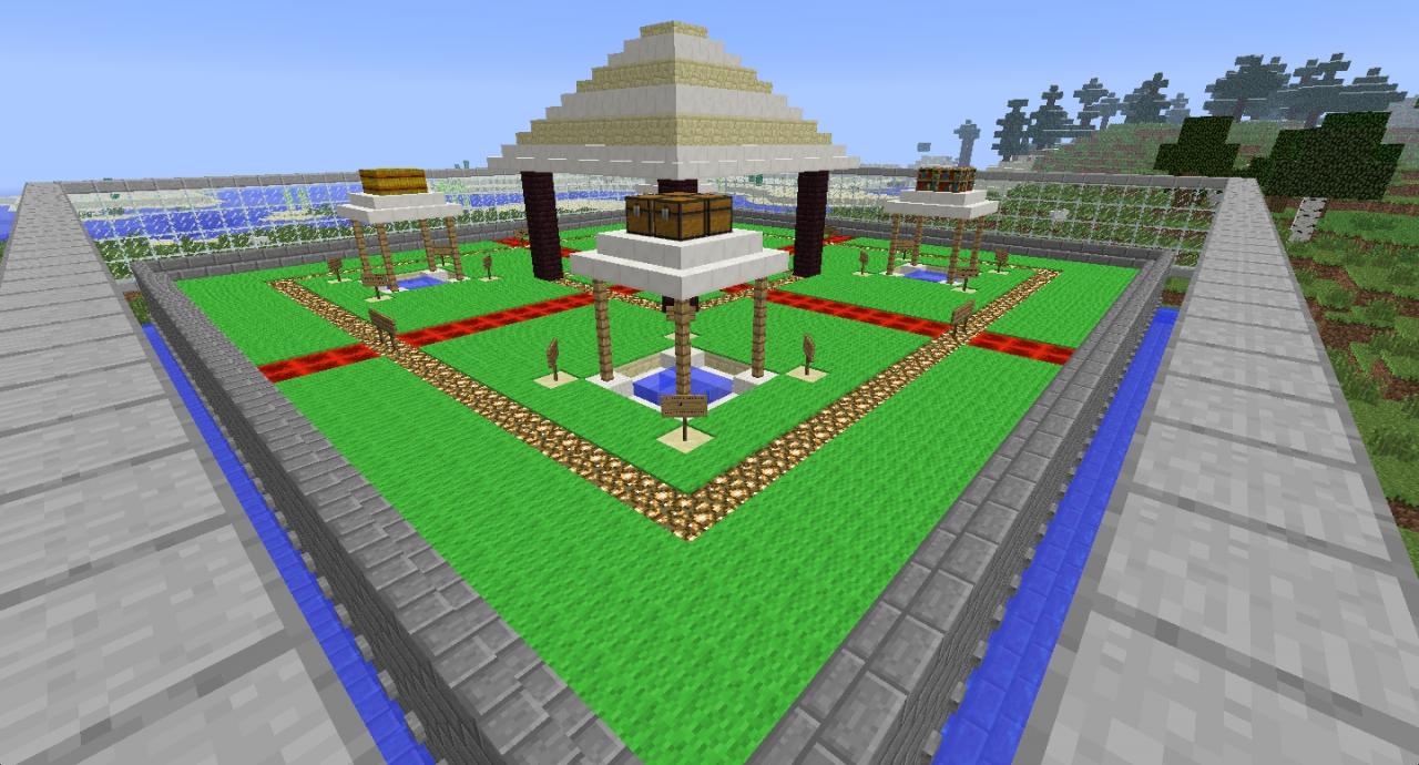 Spawn for PvP Servers Minecraft Map