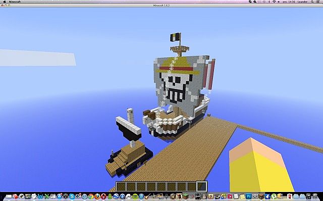 Going Merry and Hawkeyes's boat (One piece) Minecraft Map