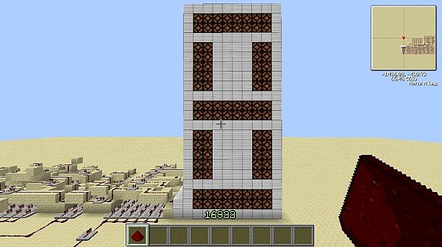Number displaying screen 0-9 Minecraft Map