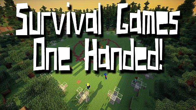 I PLAY SURVIVAL GAMES ONE HANDED Minecraft Map