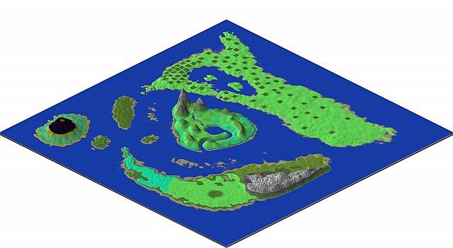Forgotten Islands (Version 2.0) Minecraft Map