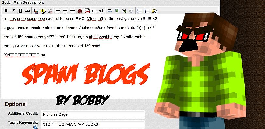 SPAM BLOGS: A RANT