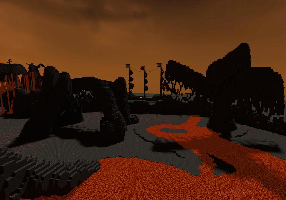 Ashalon the land of the Firedemon Sanatos Minecraft Map