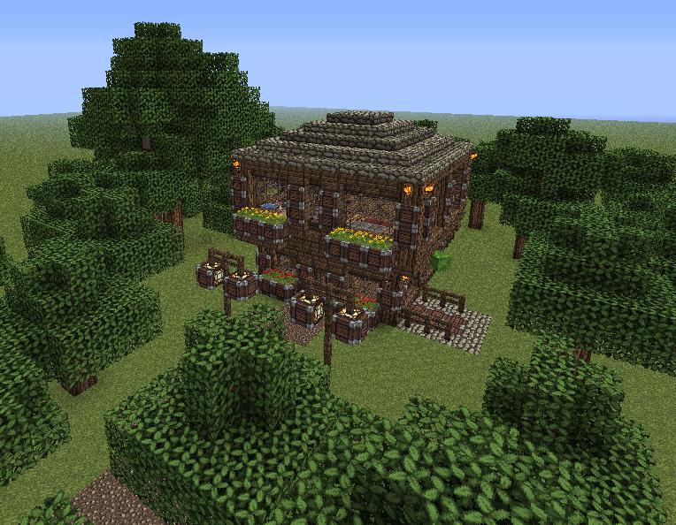 small - Medium Sized Medieval Building. Minecraft Map