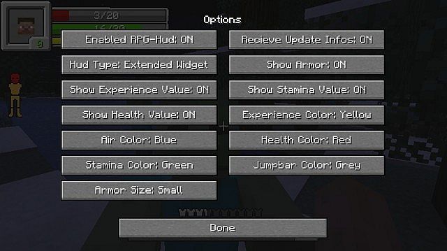 [1.7.10/1.7.2] RPG-Hud 2.5.1 Minecraft Mod