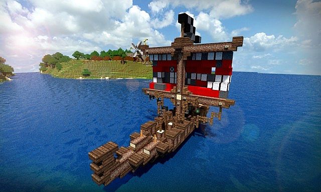Small Nordic Longboat | with download Minecraft Map