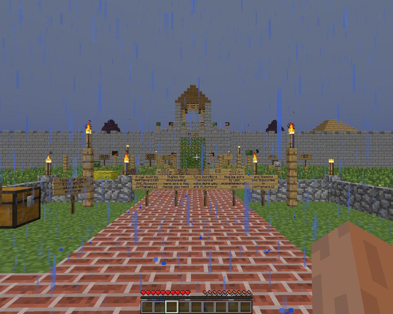 The Waffle King Adventure Map (Tons of Lore!) Minecraft Map